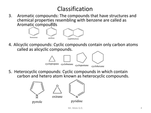 Classification, Nomenclature and structural isomerism of organic ...