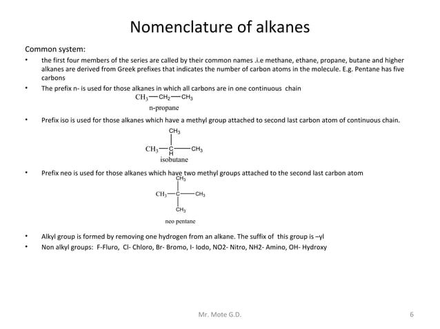 Classification, Nomenclature and structural isomerism of organic ...