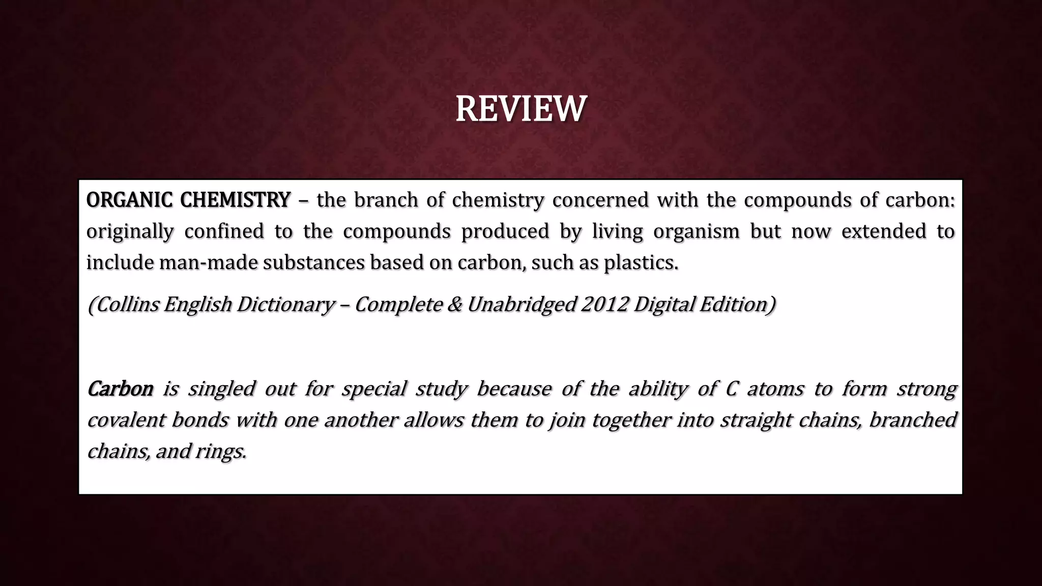 Nomenclature of Organic Compounds (IUPAC) | PPTX