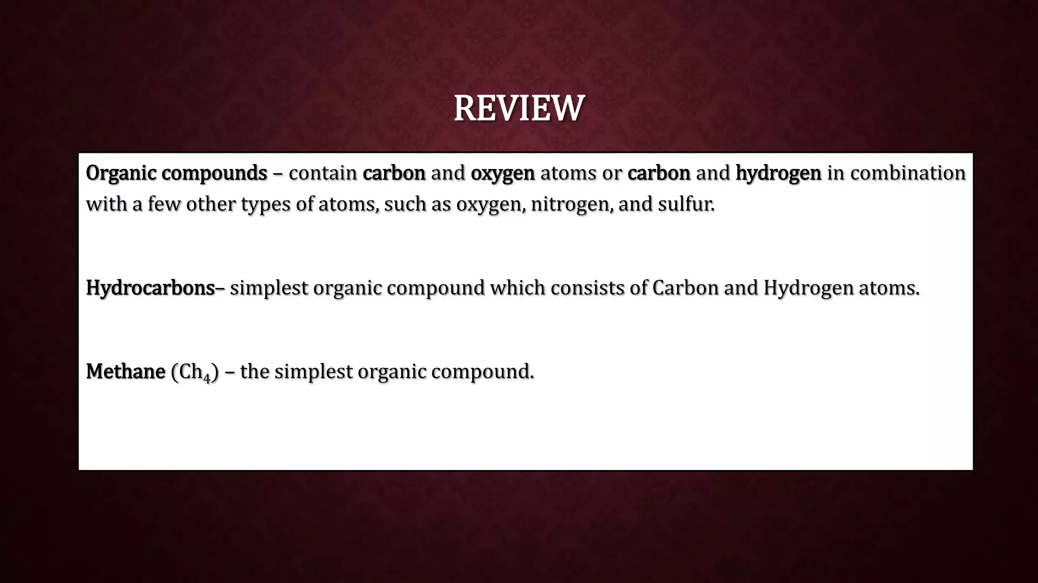 Nomenclature of Organic Compounds (IUPAC) | PPTX