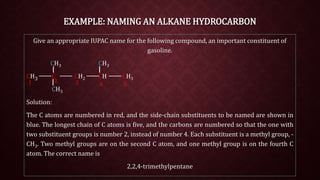 Nomenclature of Organic Compounds (IUPAC) | PPTX