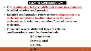 Nomenclature of stereoisomers | PPTX