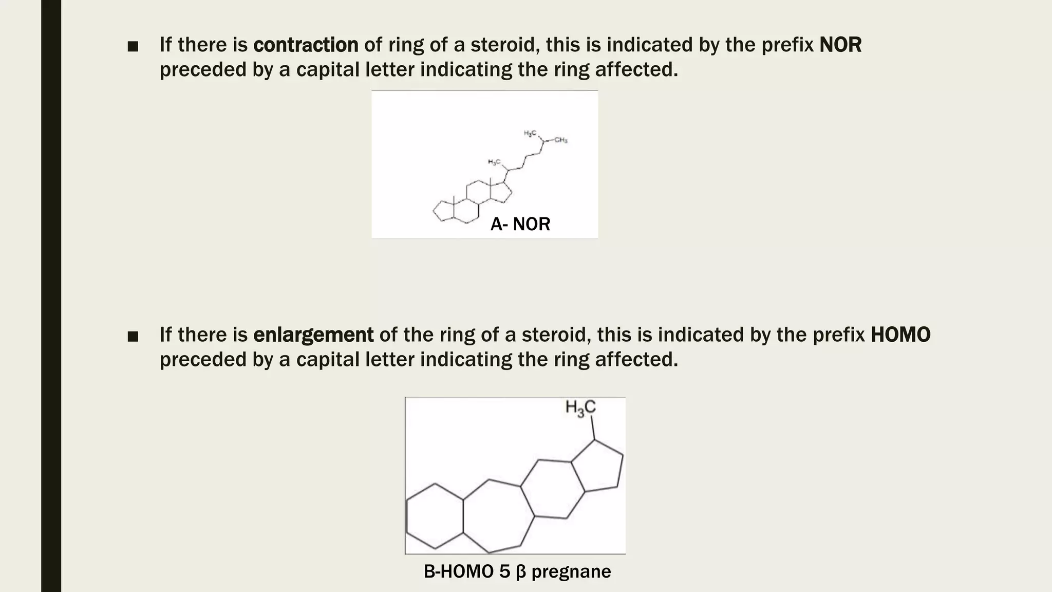 Nomenclature of steroids | PPTX