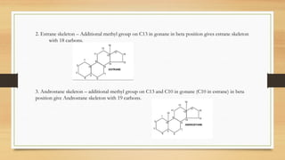 nomenclature of steroids ................. | PPTX