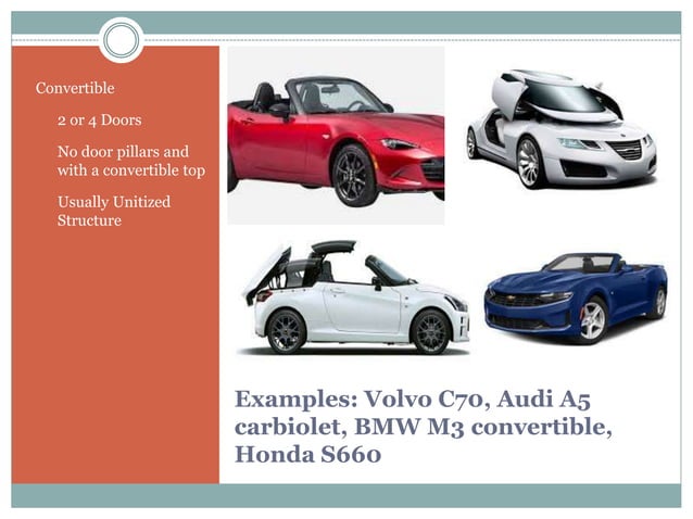 Nomenclature of vehicle | PPTX | Commercial Trucks | Auto Body Styles