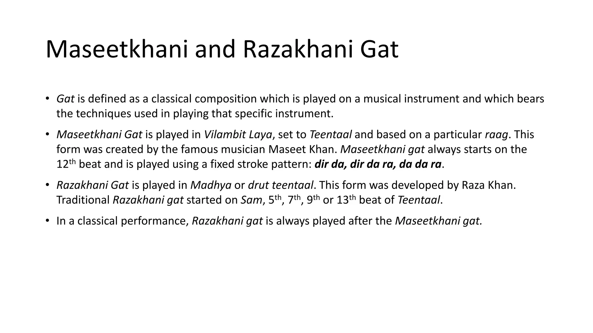 Nomenclatures of Indian Music - Keys terms used in Hindustani Style | PPTX