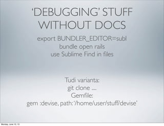 Nomethoderror talk | PPT