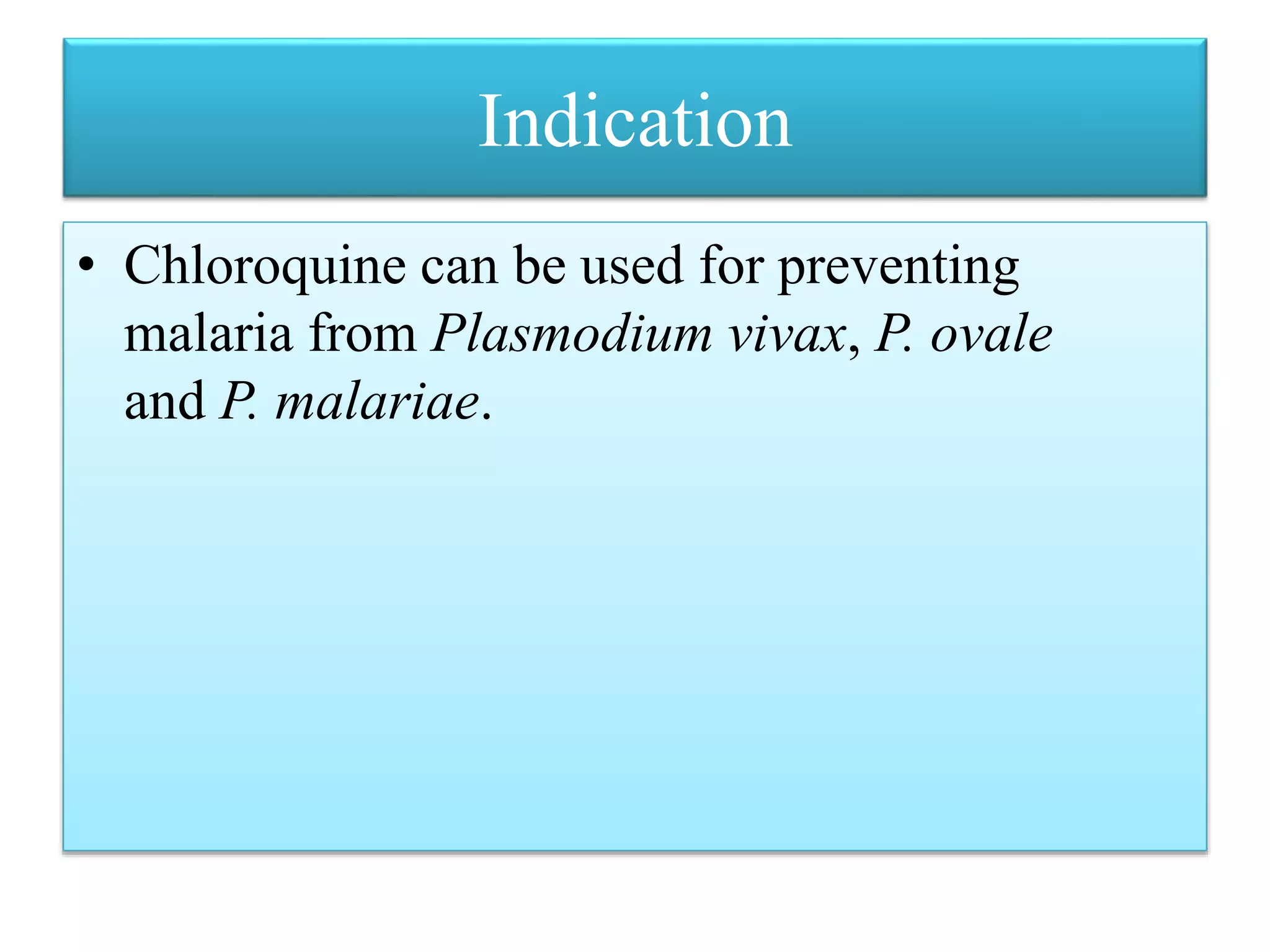 anti malarial drugs | PPT