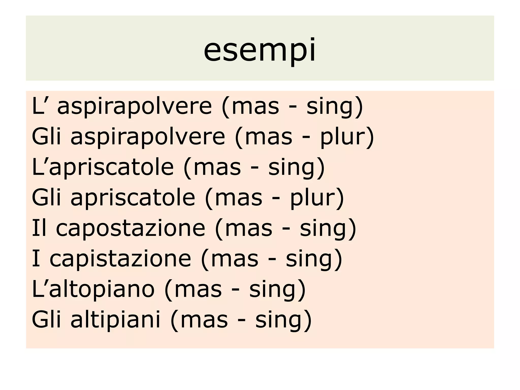 Grammar - Nomi composti | PPTX