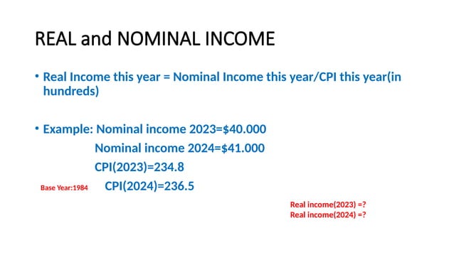 Nominal and Real GDP.pptx for macroeconomics | PPT