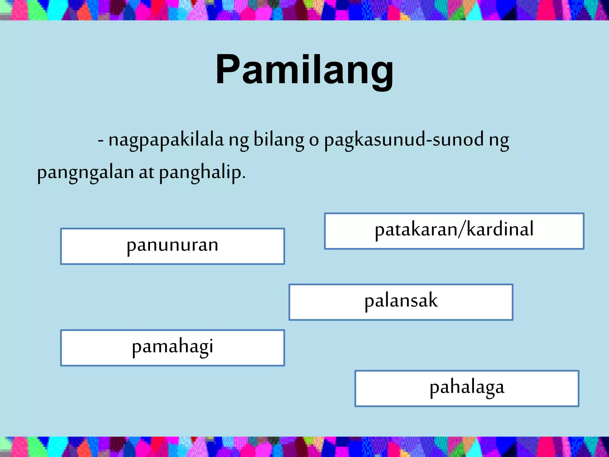 Nominal, Pang-uri | PPTX