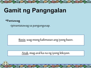 Nominal, Pang-uri | PPTX