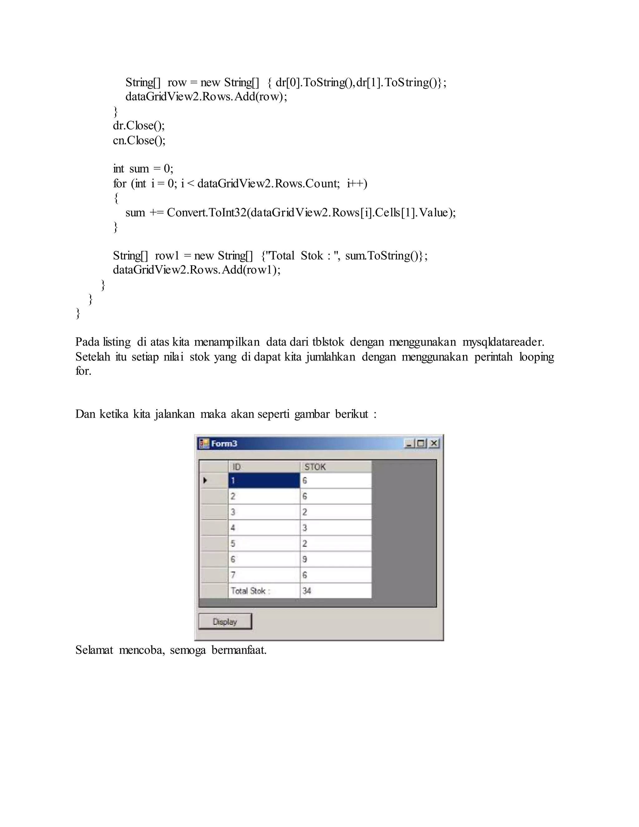 Nominal di datagrid | PDF