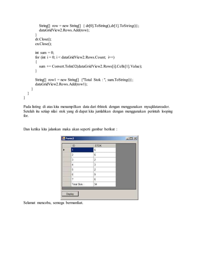 Nominal di datagrid | PDF