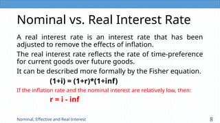Nominal Effective Real Interest Rates.pptx