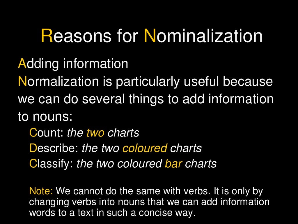 Nominalization