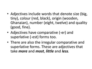 Nominalisation of adjectives | PPTX