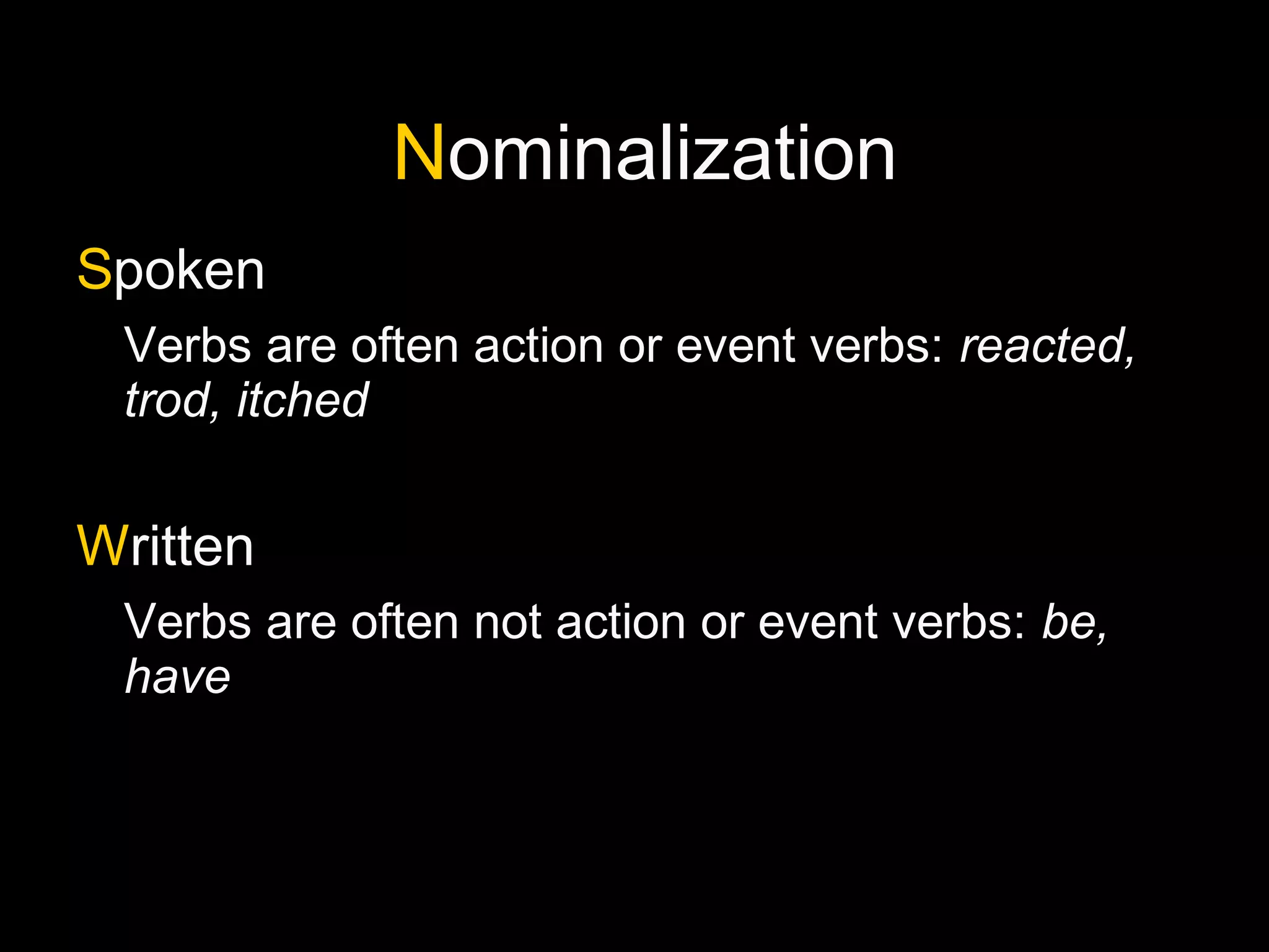 Nominalization intro | PPT