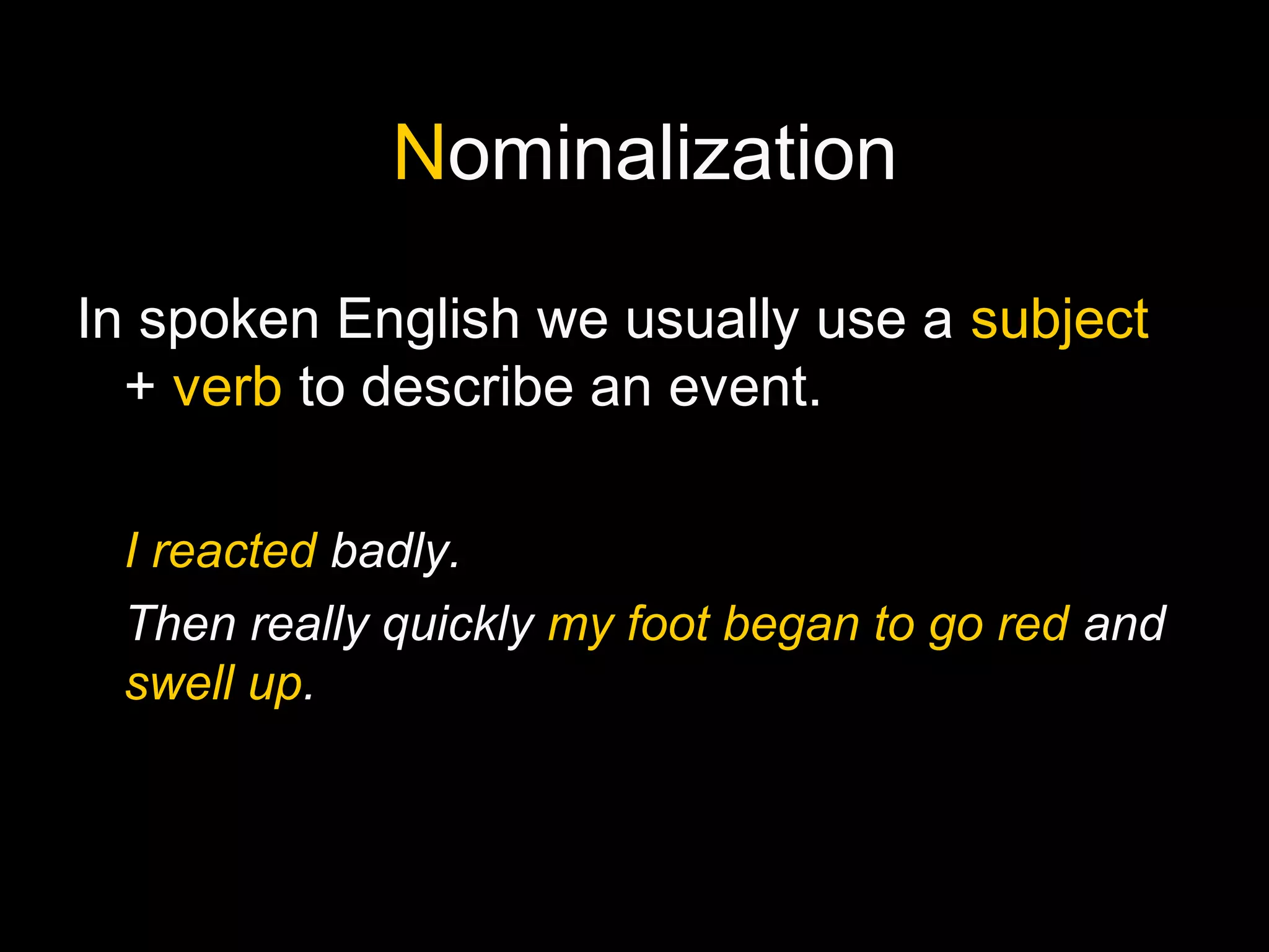 Nominalization intro | PPT