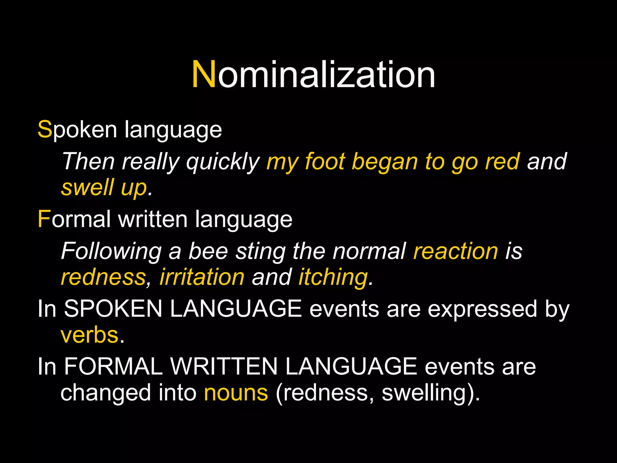 Nominalization intro | PPT
