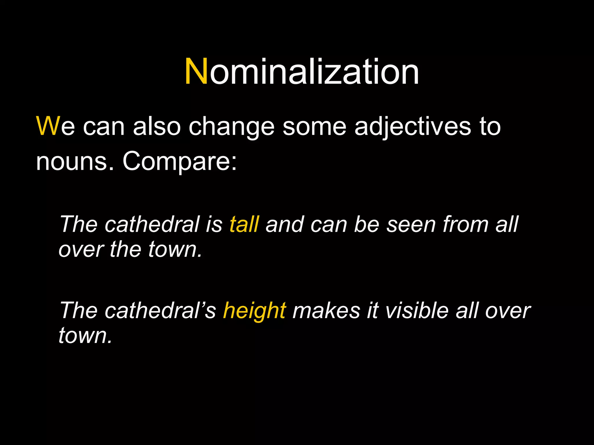 Nominalization intro | PPT
