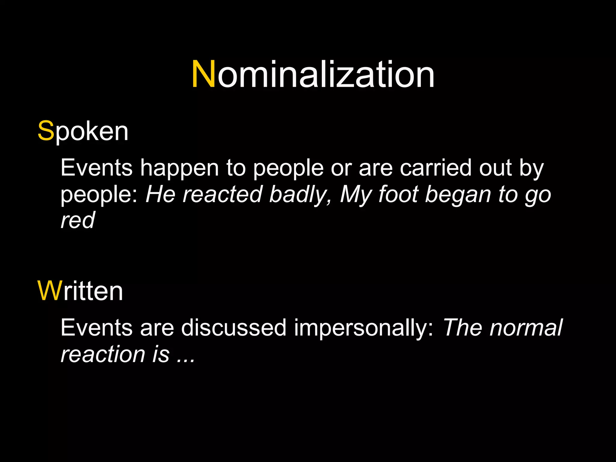 Nominalization intro | PPT