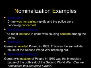 Nominalization intro | PPT