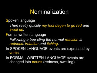 Nominalization intro | PPT