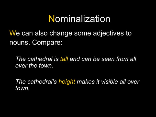 Nominalization intro | PPT