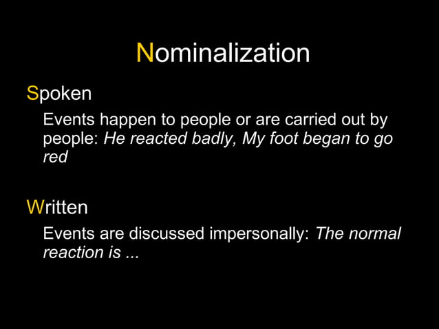 Nominalization intro | PPT