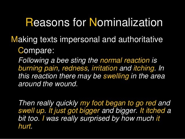 Nominalization intro