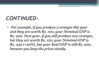 Nominal and real GNP | PPTX