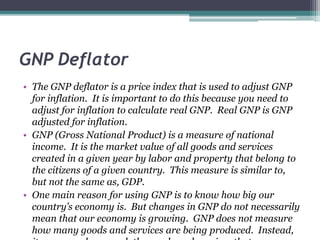 Nominal and real GNP | PPTX