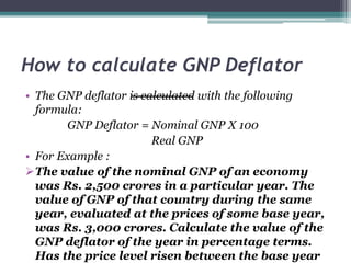 Nominal and real GNP | PPTX