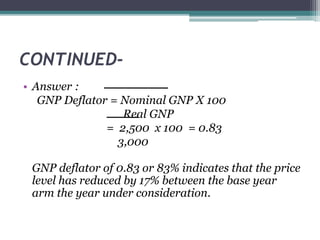 Nominal and real GNP | PPTX