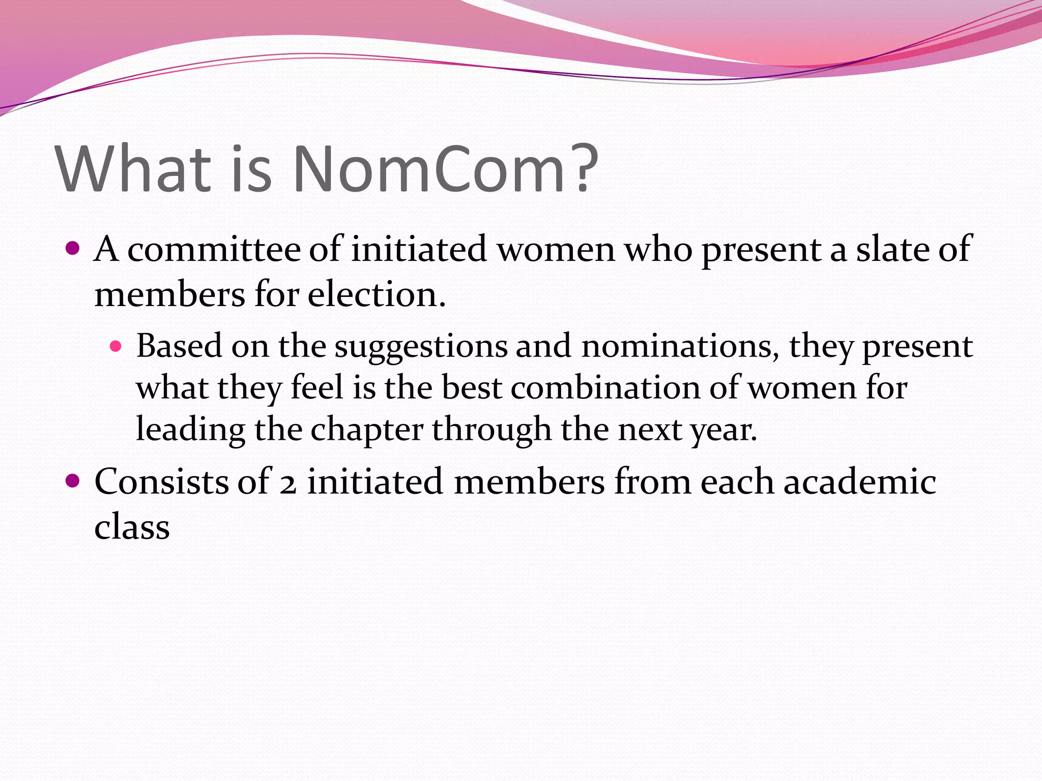 Nominating committee | PPT