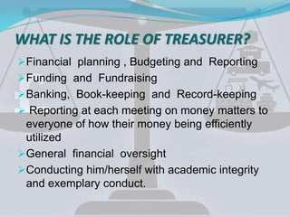 Treasurer Nomination | PPTX