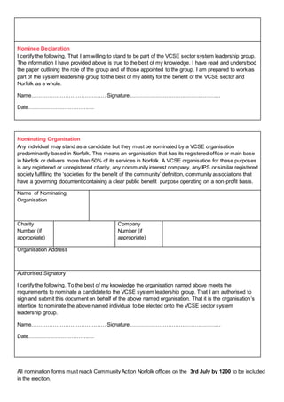 Nomination Form | DOCX