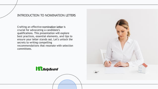 Nomination Letter, Nomination Letter Sample | PPTX