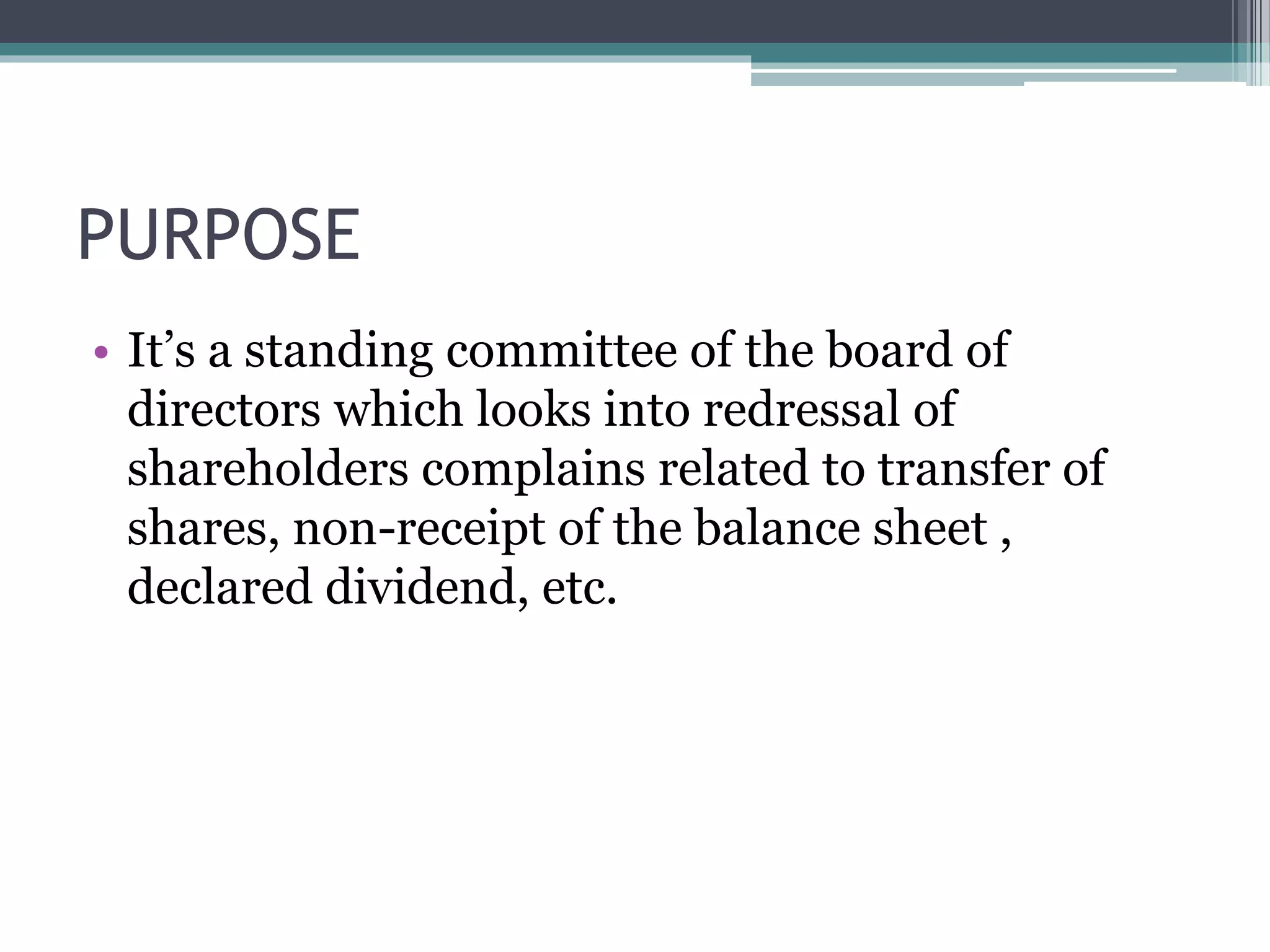 Nomination & remuneration committee | PPTX