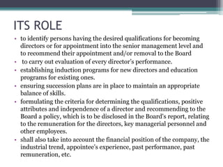 Nomination & remuneration committee | PPTX