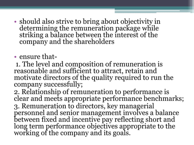 Nomination & remuneration committee | PPTX Nomination & remuneration committee | PPTX