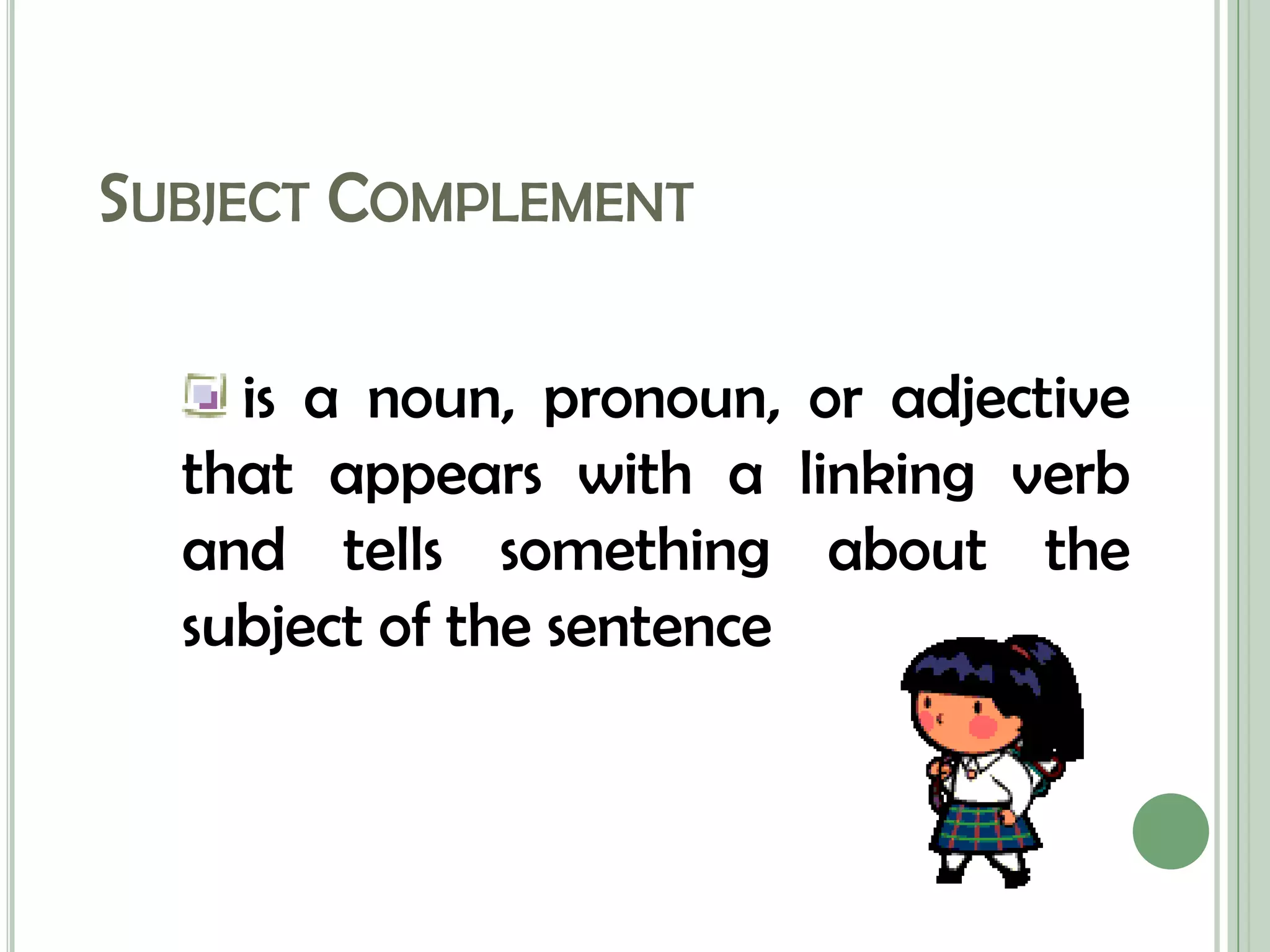 PREDICATE Nominative | PPSX
