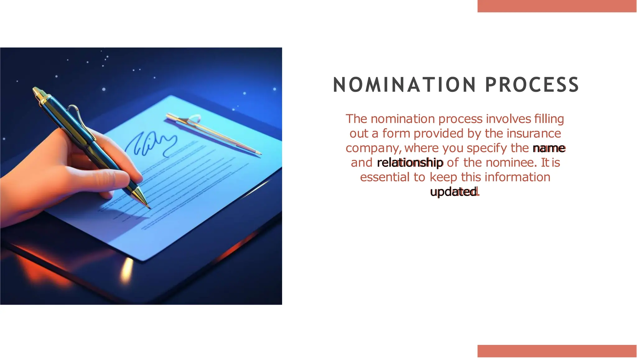 Nominee in term insurance.pptx sbi life i | PPTX