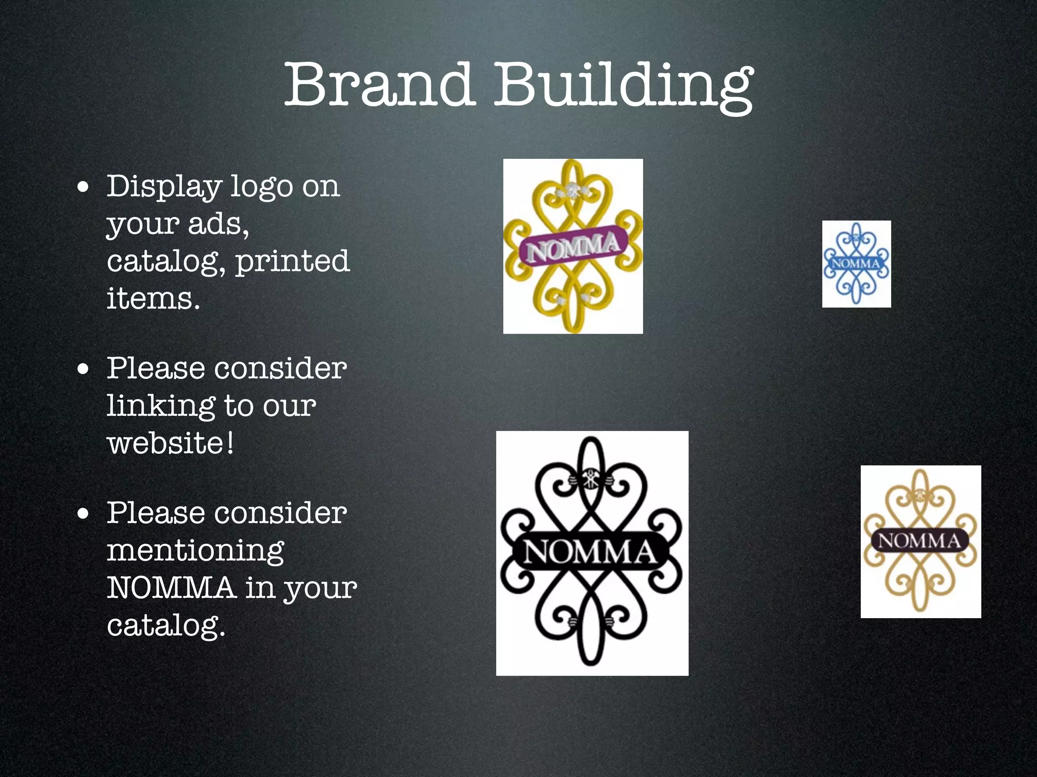 Nomma supplier benefits copy | PPT