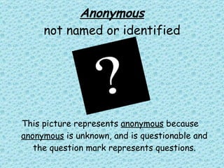 Nom, nym mnemonics cara | PPT