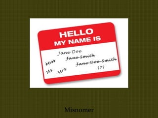 Nom, nym mnemonics worksheet | PPT