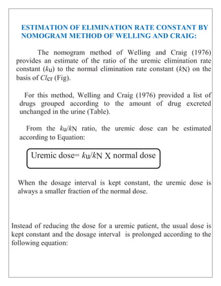 Nomograms and tabulations in design of dosage regimens | PDF