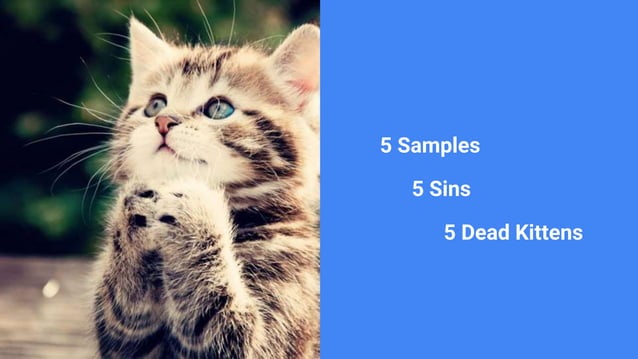 No more dead kittens - Clean Code | PPT