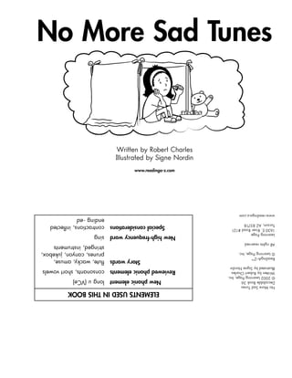 No more sad tunes | PDF